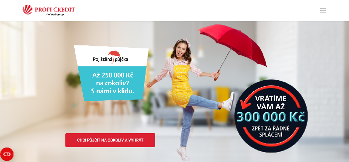 PROFI CREDIT: Lídr mezi nebankovními půjčkami v Česku
